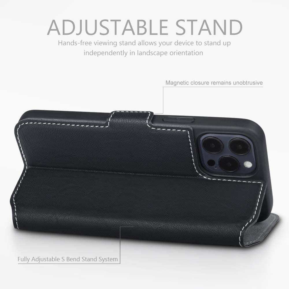 Terrapin Low Profile Θήκη - Πορτοφόλι Apple iPhone 12 / 12 Pro - Black ...