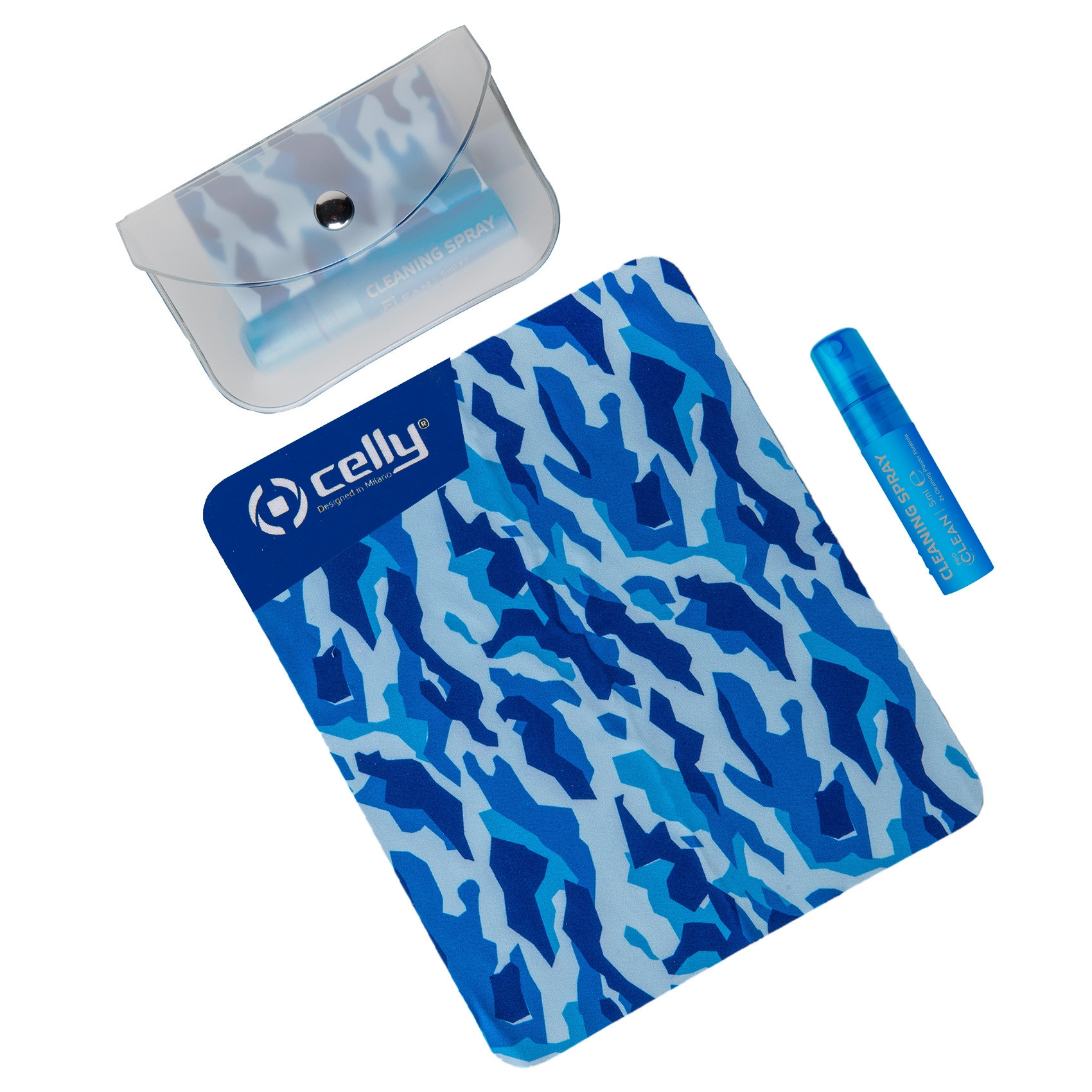 Celly Pro Clean Kit Pochette 5ml - Blue - UniqueShop