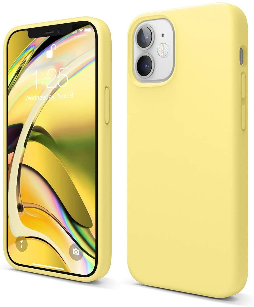 Elago Premium Θήκη Σιλικόνης Apple iPhone 12 mini - Yellow - UniqueShop