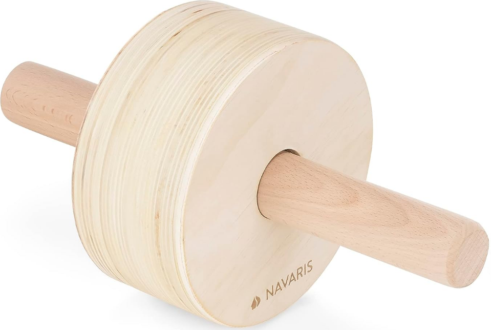 Navaris Wooden Ab Roller - Ρόδα / Τροχός για Προπόνηση / Εκγύμναση ...
