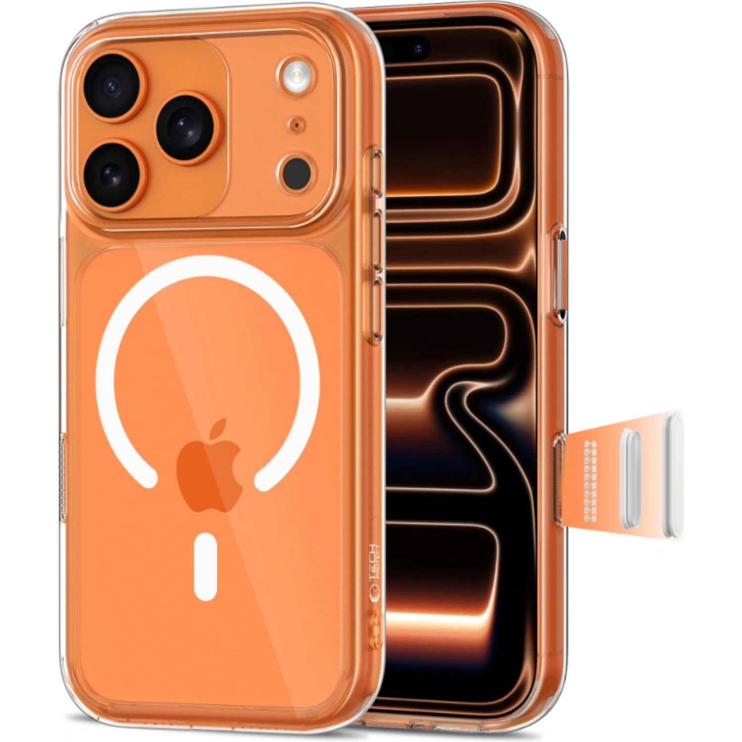 Θήκη iPhone 17 Pro Tech-Protect MagPeak CC Σκληρή Διάφανη με MagSafe ...