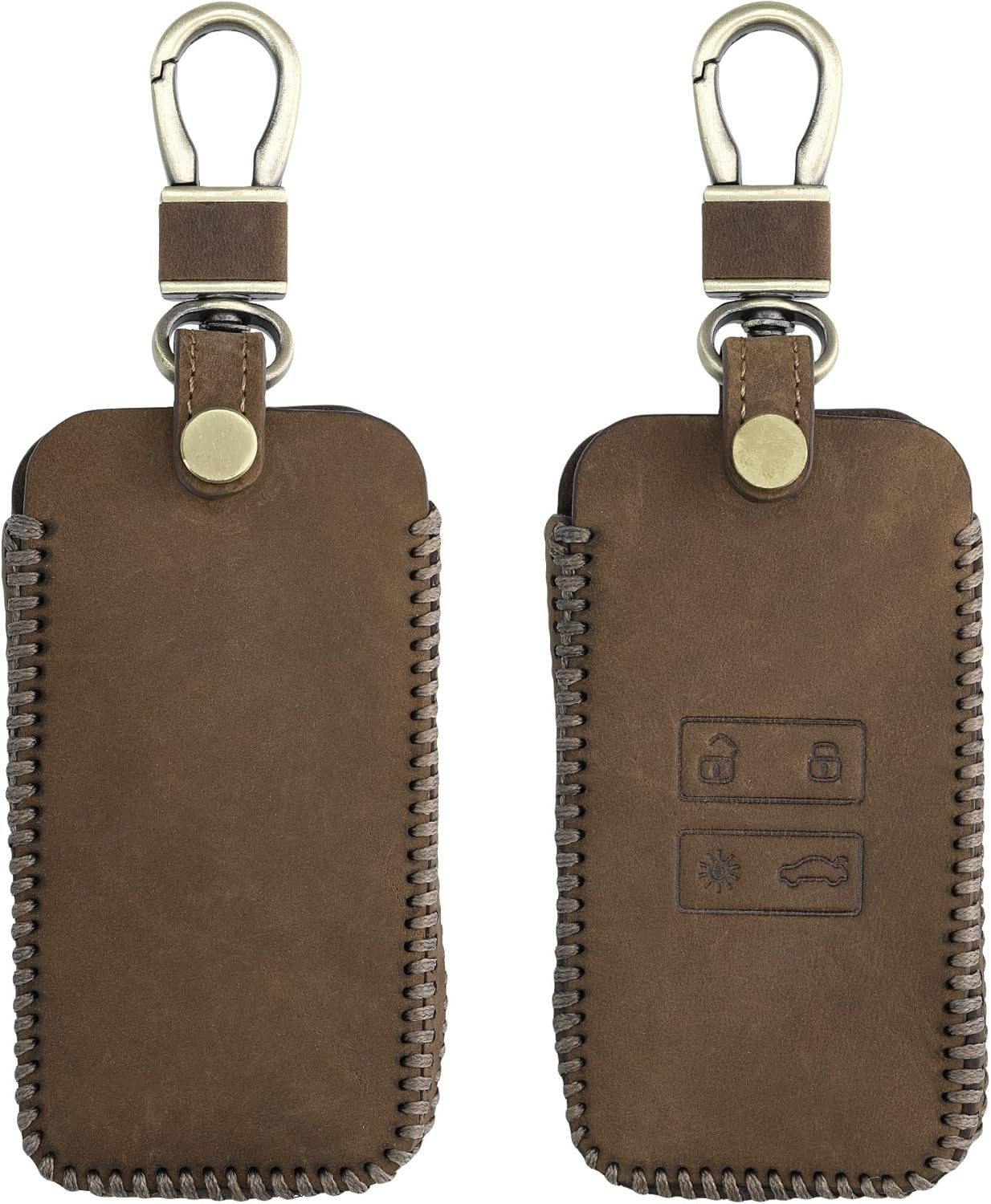 Θήκη Κλειδιού Αυτοκινήτου Renault / Dacia KW Leather Key Cover ...